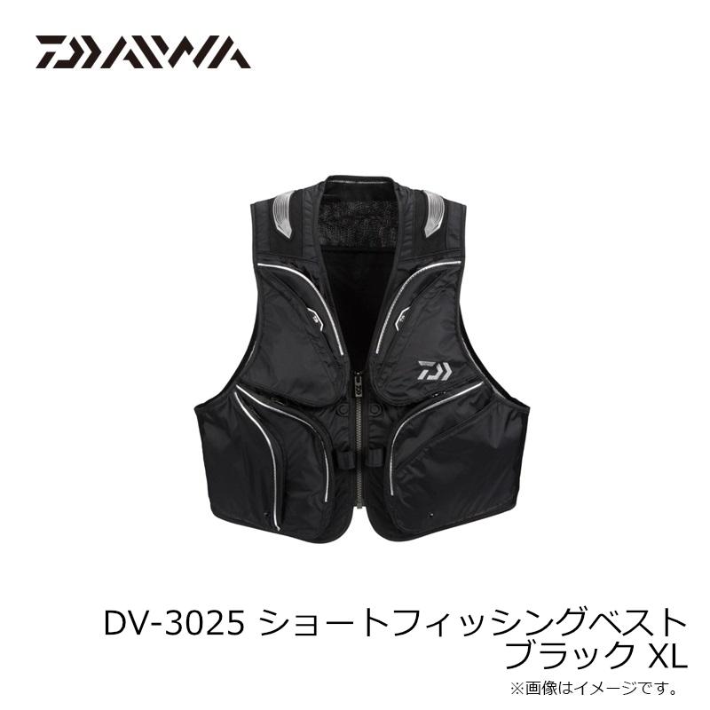 DAIWA（釣り） ダイワ DV-3025 ショートフィッシングベスト ブラック XL : 釣具のFTO ヤフー店 - 通販 - Yahoo!ショッピング