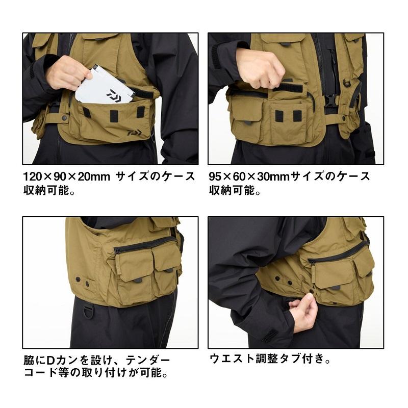 ダイワ DV-3425 フィッシングベスト ブラック M : 4550133580093 : 釣具のFTO ヤフー店 - 通販 - Yahoo!ショッピング