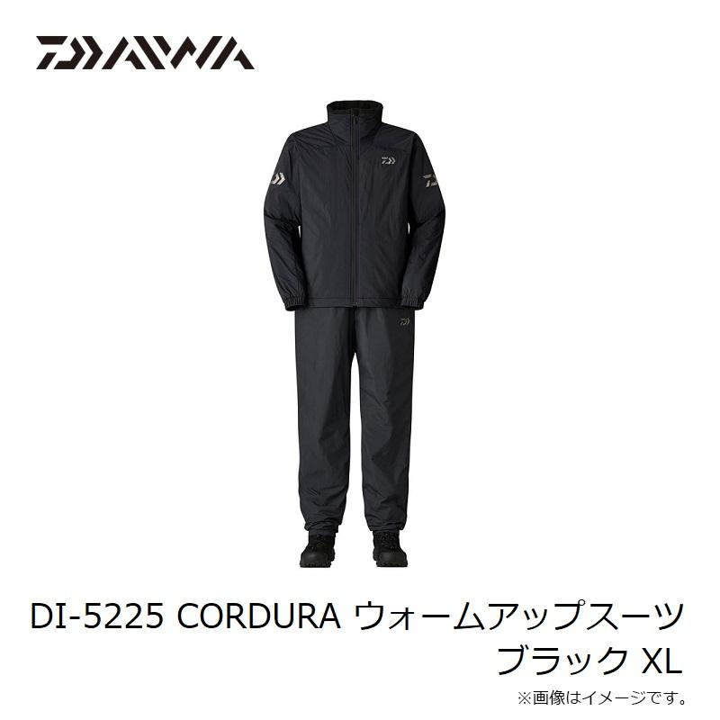 DAIWA（ダイワ） DI-5225 CORDURA ウォームアップスーツ ブラック XL
