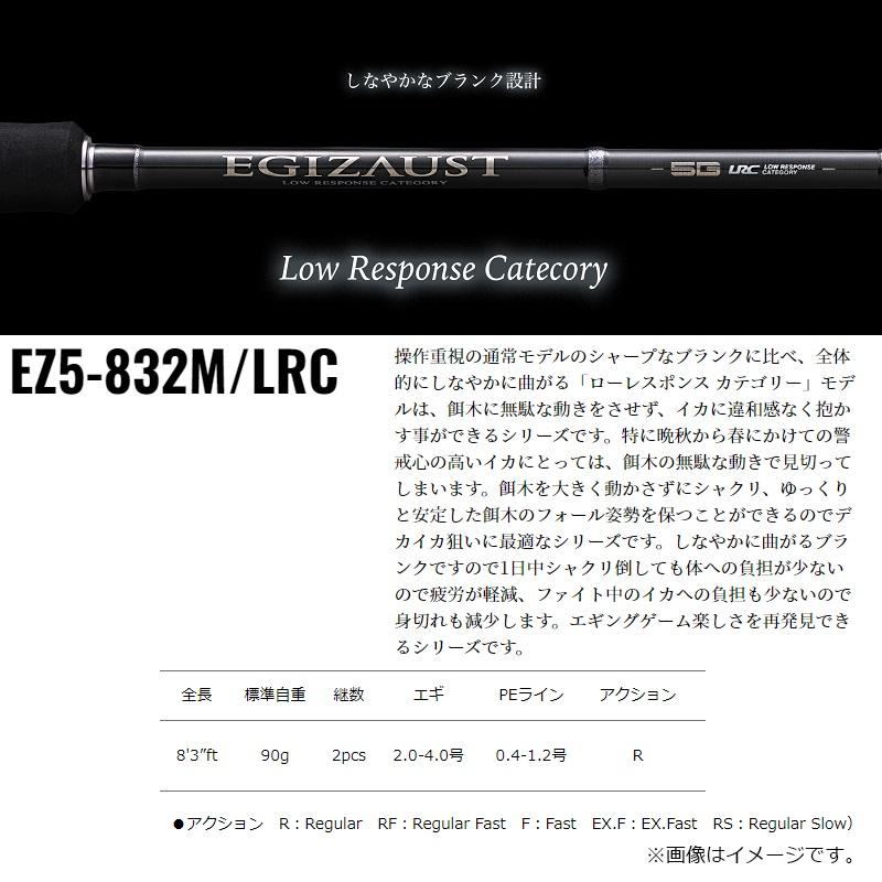 Major Craft メジャークラフト エギゾースト 5G ローレスポンスカテゴリー EZ5-832M/LRC : 釣具のFTO ヤフー店 - 通販 - Yahoo!ショッピング