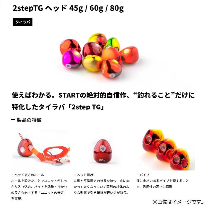 スタート H80-07 2ステップTGヘッド 80g #07 ミドキン : 釣具のFTO ヤフー店 - 通販 - Yahoo!ショッピング