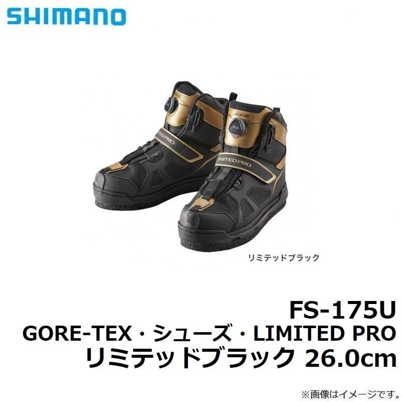 シマノ FS-175U GORE-TEX・シューズ・LIMITED PRO リミテッドブラック 26.0cm :4969363491138:釣具のFTO ヤフー店 - 通販 - Yahoo ...