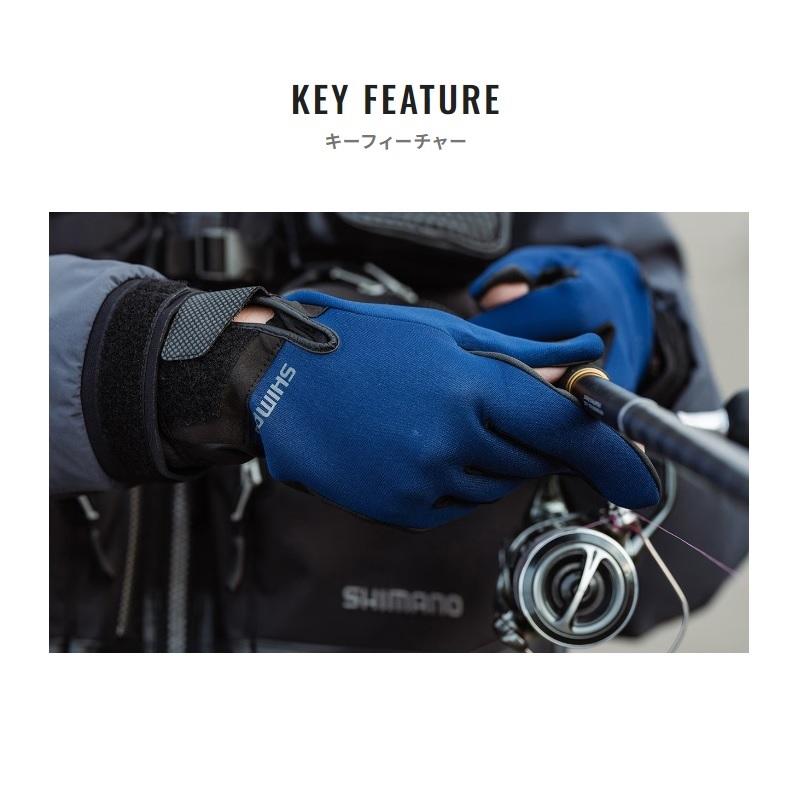 シマノ GL-012V タイタニューム・アルファ グローブ 指出し M ディープブルー : 4969363869524 : 釣具のFTO ヤフー店 - 通販 - Yahoo!ショッピング