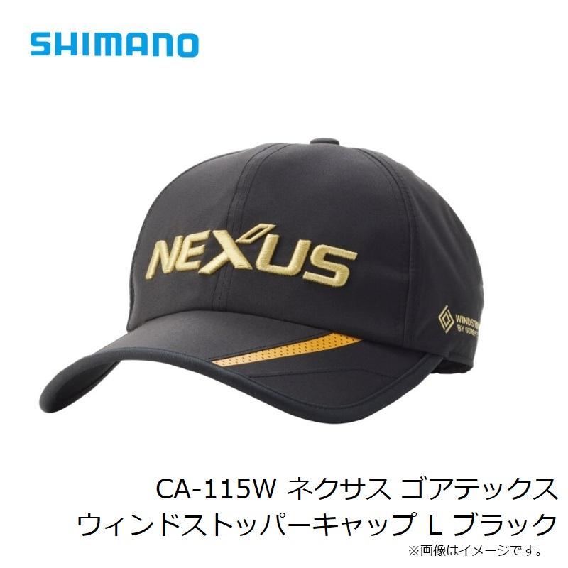 シマノ シマノ CA-115W ネクサス ゴアテックス ウィンドストッパーキャップ L ブラック : 釣具のFTO ヤフー店 - 通販 - Yahoo!ショッピング