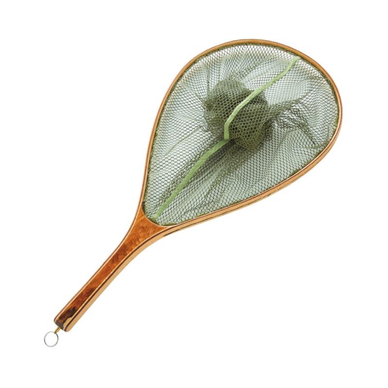 バレーヒル ハンドメイドリリースネット L 72cm オリーブ　【釣具　釣り具】 Valleyhill（バレーヒル） ハンドメイドリリースネット L 72cm