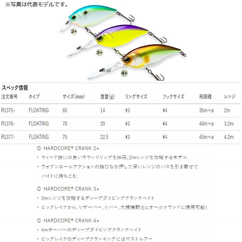 DUEL デュエル ハードコアクランク2+ 65F R1375 ブルーバックチャート : 釣具のFTO - 通販 - Yahoo!ショッピング