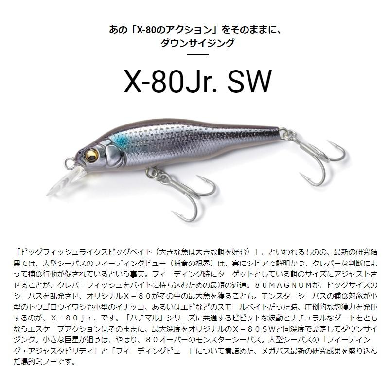 Megabass メガバス X-80Jr. SW ハチマルJr #06 GG ブルーピンク : 釣具のFTO - 通販 - Yahoo!ショッピング