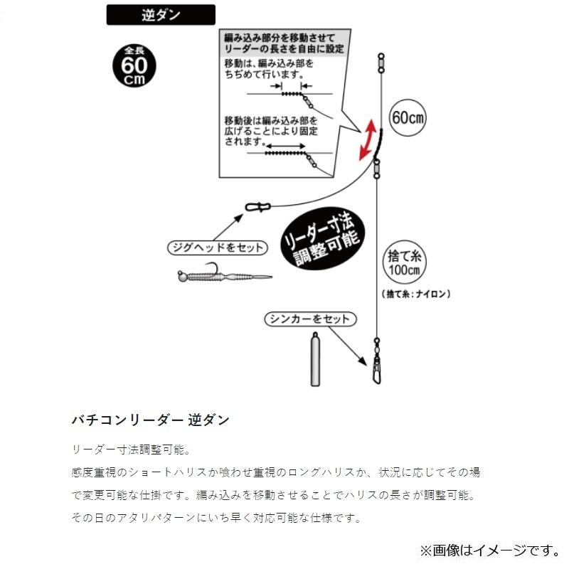 Gamakatsu（がまかつ） RG111 バチコンリーダー 逆ダン 2-0 : 釣具のFTO - 通販 - Yahoo!ショッピング