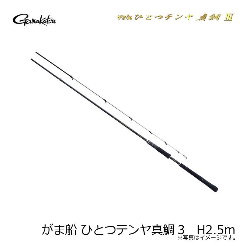 Gamakatsu（がまかつ） がま船 ひとつテンヤ真鯛3 H2.5m : 釣具のFTO