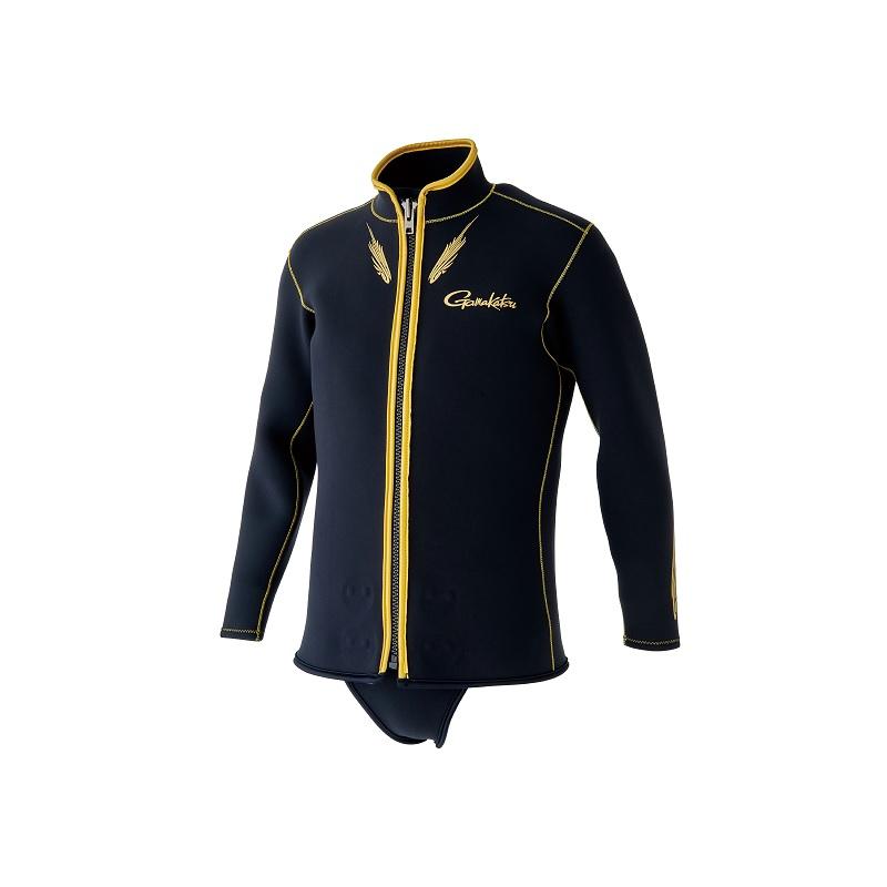 Gamakatsu（がまかつ） GM5823 CRジャケット(2mm厚) ブラック M : 釣具