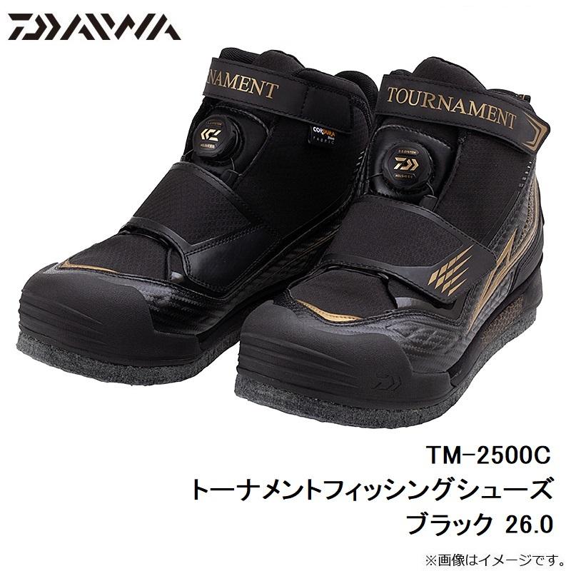 ダイワ TM-2500C トーナメントフィッシングシューズ ブラック 26.0【在庫限り特価】 :4550133130014:釣具のFTO ...