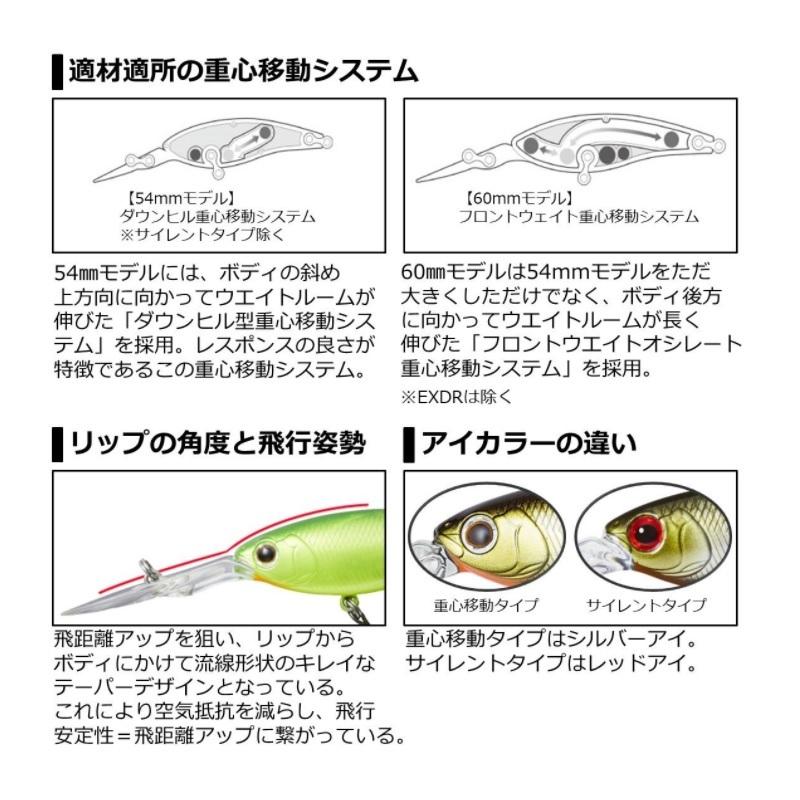 DAIWA（釣り） ダイワ スティーズシャッド 60SP EXDR ワカサギ : 釣具のFTO - 通販 - Yahoo!ショッピング