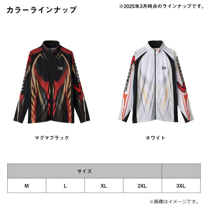 DAIWA（釣り） ダイワ DE-7225 スペシャルロングスリーブフルジップシャツ マグマブラック XL : 釣具のFTO - 通販 - Yahoo!ショッピング
