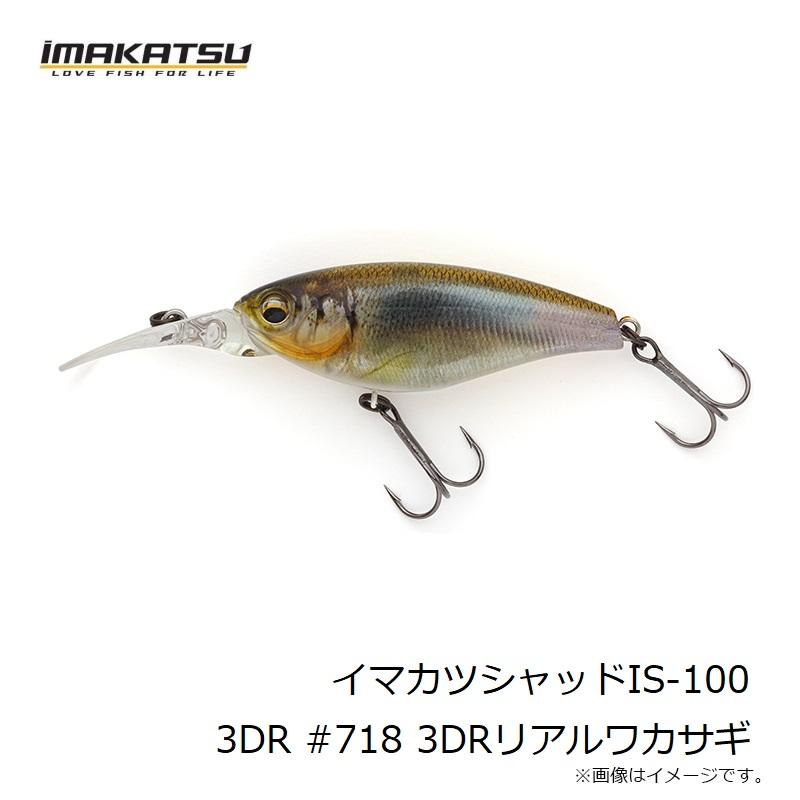 IMAKATSU イマカツ イマカツシャッドIS-100 3DR #718 3DRリアルワカサギ : 釣具のFTO - 通販 - Yahoo!ショッピング