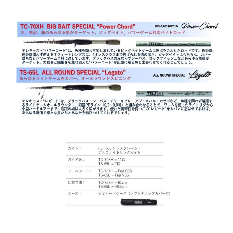 ブランド登録なし レジットデザイン テレキャスト TC-70XH BIG BAIT SPECIAL : 釣具のFTO - 通販 - Yahoo!ショッピング