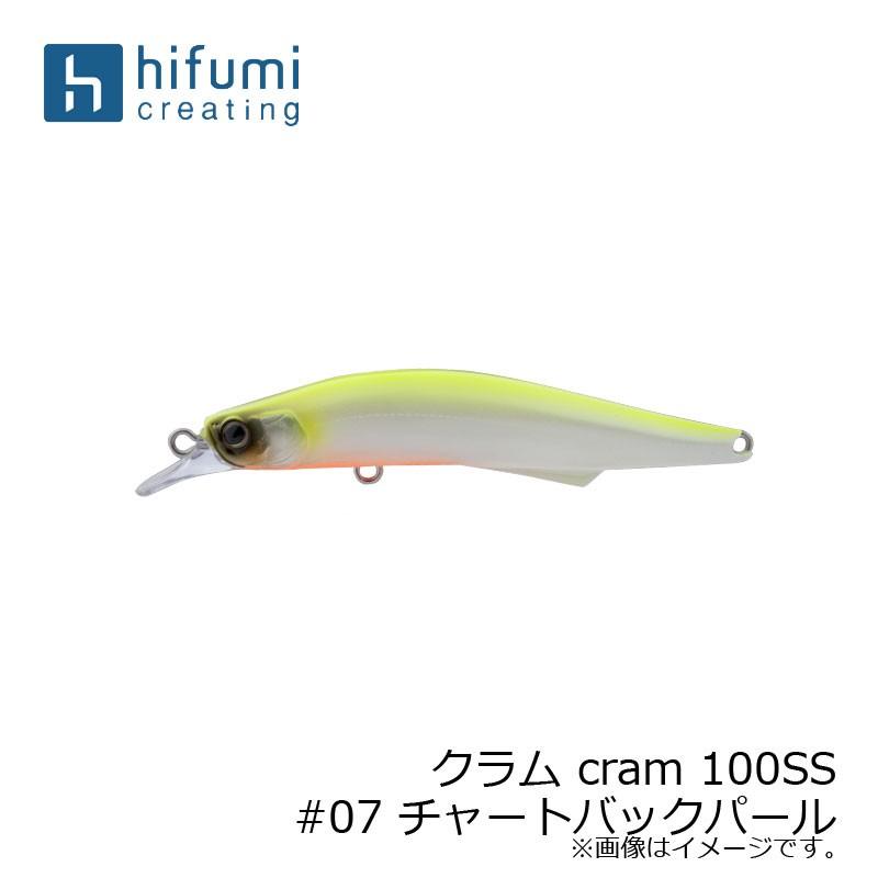 ヒフミクリエイティング クラム cram 100SS#07 チャートバックパール /ソルトルアー シーバス ミノー スローシンキング : 釣具のFTO - 通販 - Yahoo!ショッピング