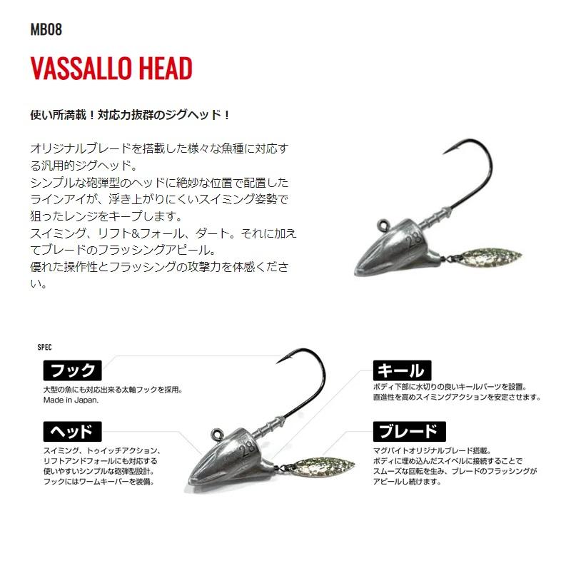 マグバイト MB08 バサロヘッド 4/0 14g / フラットフィッシ ロックフィッシュ : 釣具のFTO - 通販 - Yahoo!ショッピング