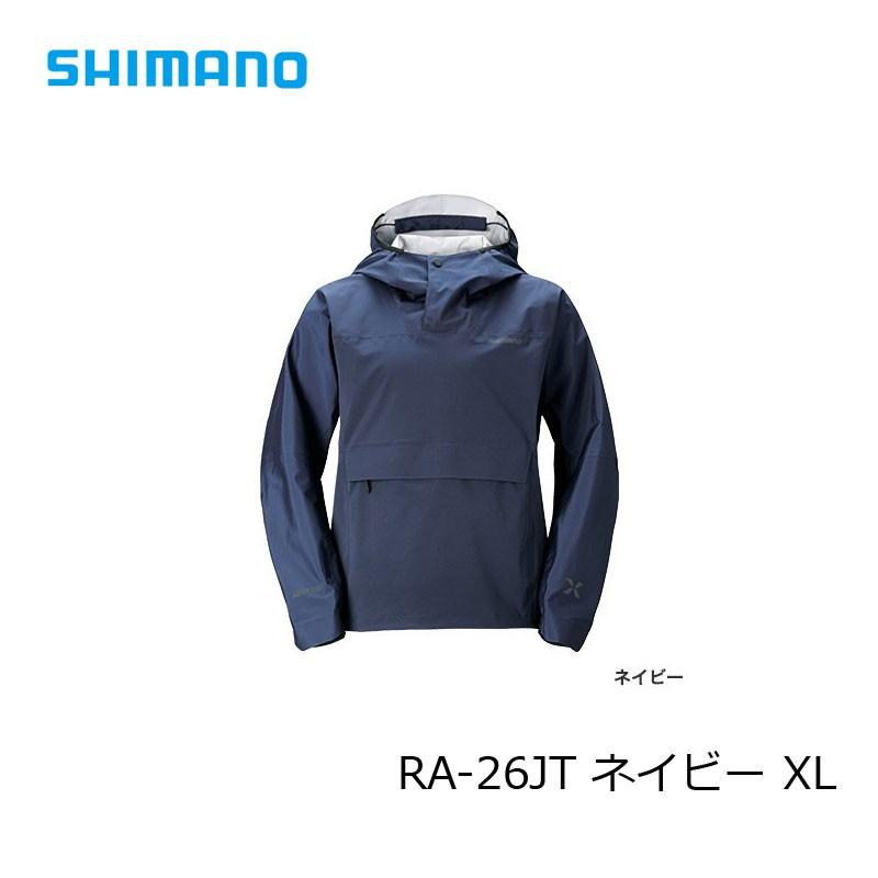 シマノ RA-26JT XEFO・DURAST アノラックレイン XL ネイビー / ウェア ジャケット 上着 上のみ ...