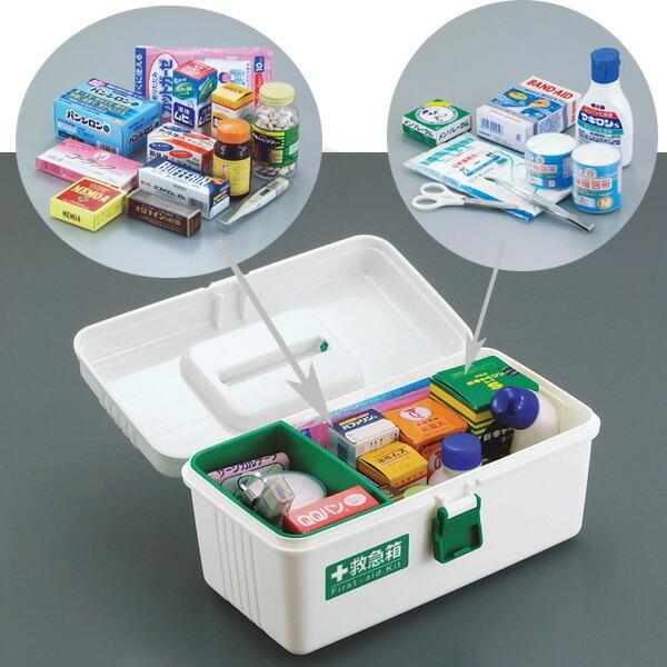 くすり箱 救急箱 S ホワイト F2485 ｜ トレイ付き 薬 常備薬 : びーんず生活雑貨デポ - 通販 - Yahoo!ショッピング