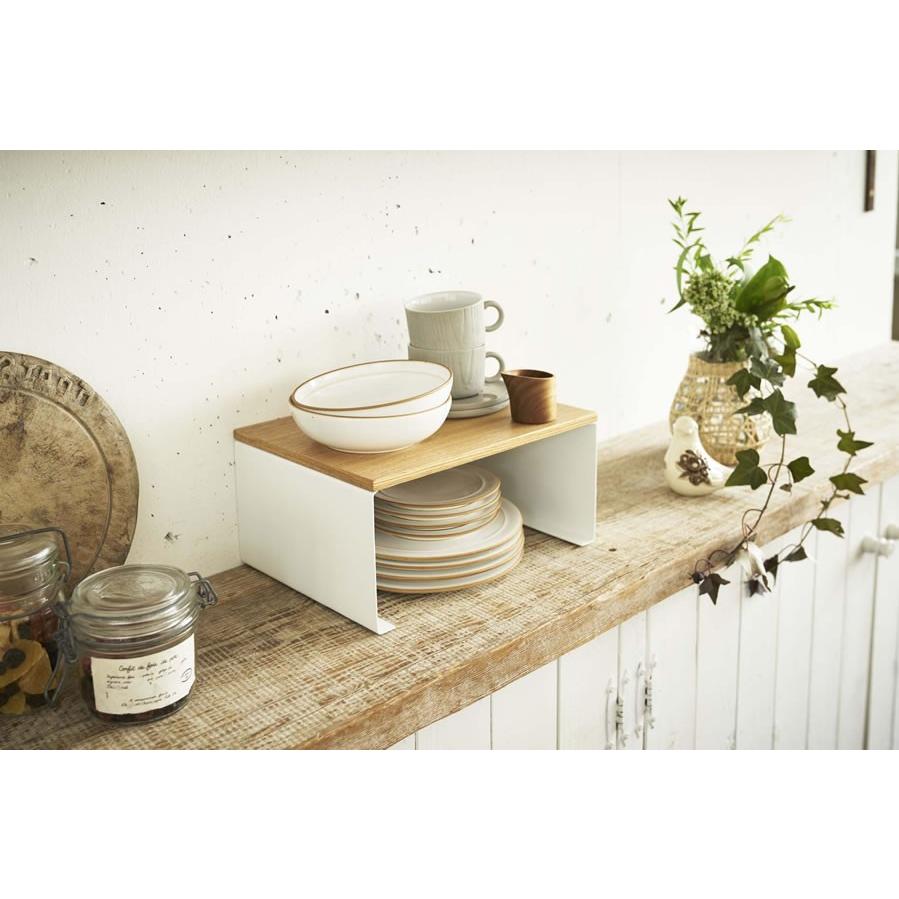 山崎実業 キッチンラック トスカ キッチン コの字ラック L ホワイト 3923 ｜ キッチン収納 収納ラック コの字 調味料ラック スチール棚 : びーんず生活雑貨デポ - 通販 ...