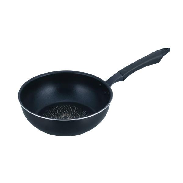 和平フレイズ 軽量 ビストロブラック IH対応ディープパン 24cm RB-2227 ｜ ガスコンロ IH対応 フライパン 洗いやすい 液だれしにくい アルミ製 : びーんず生活雑貨デポ ...