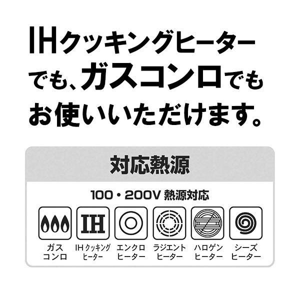 和平フレイズ 軽量 ビストロブラック IH対応ディープパン 24cm RB-2227 ｜ ガスコンロ IH対応 フライパン 洗いやすい 液だれしにくい アルミ製 : びーんず生活雑貨デポ ...