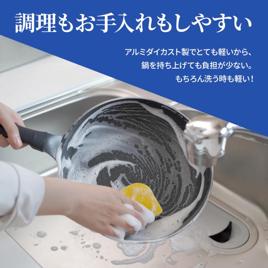 和平フレイズ ウルトライト IH対応 フライパン 30cm ブルー RB-3274 ｜ IH ガス対応 ガス火対応 軽量 軽い アルミニウム製 ...