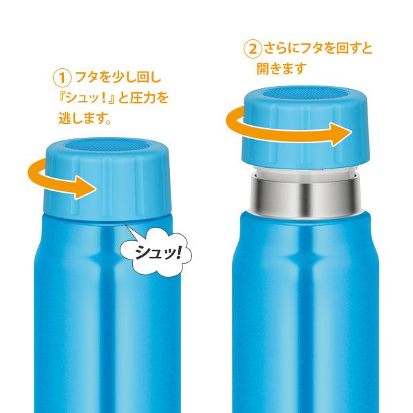 THERMOS サーモス 水筒 保冷炭酸飲料ボトル 500ml FJK-500 選べるカラー ｜ 保冷 炭酸飲料 OK 炭酸水 ソーダ水 魔法びん : びーんず生活雑貨デポ - 通販 ...