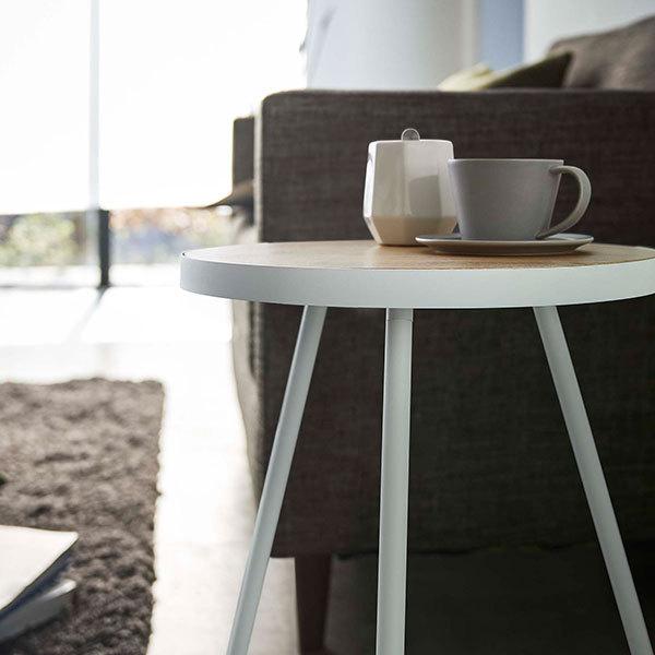 tower 山崎実業 タワー サイドテーブル 丸型 選べるカラー: ホワイト 5558 / ブラック 5559 ｜ ミニテーブル おしゃれ 円形 : びーんず生活雑貨デポ - 通販 ...