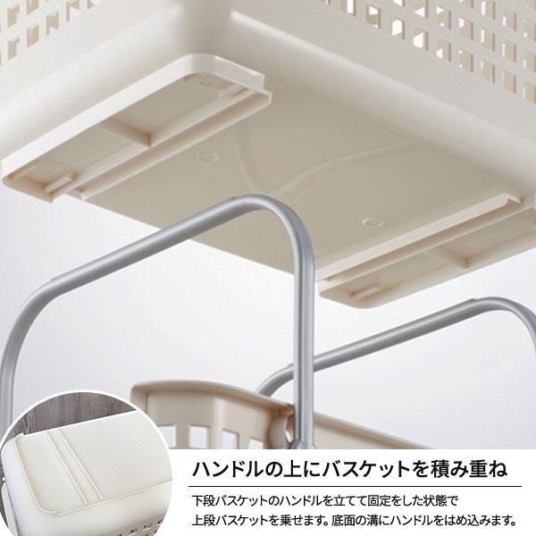 Like-it スカンジナビアスタイル ランドリーバスケット 2段+ Like-it スカンジナビアスタイル ランドリーバスケット 2段+