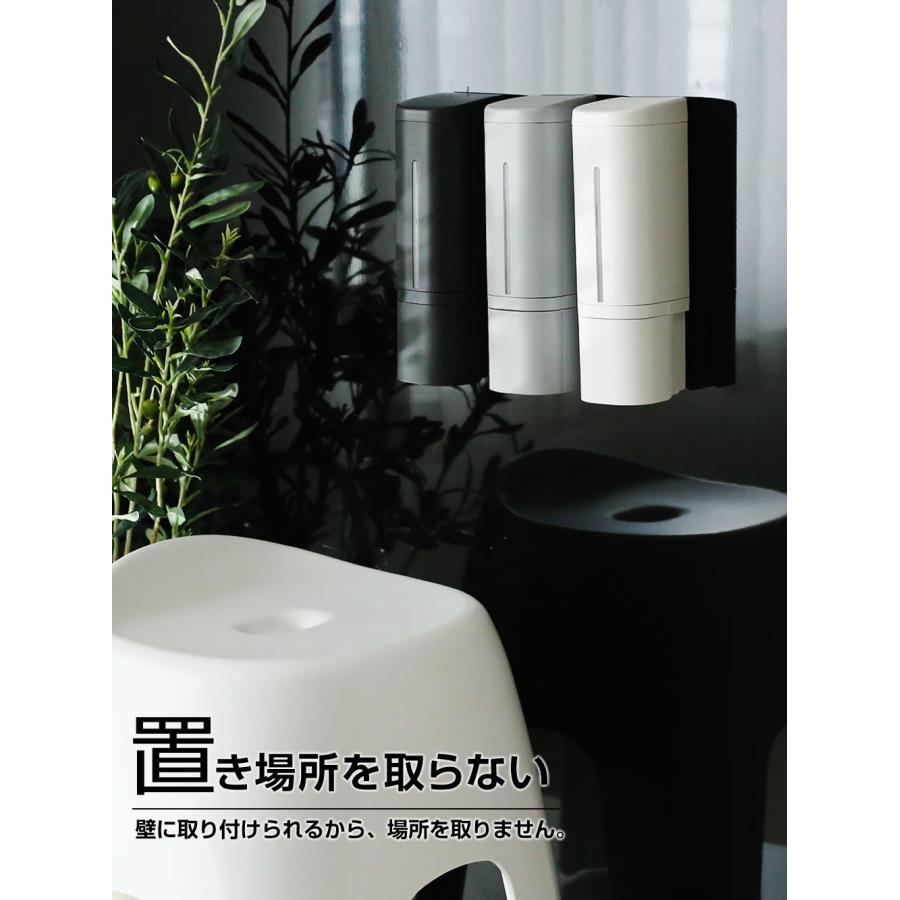 リッチェル 下から出る ディスペンサー hover（ホバー） リキッド 3個セット 500ml シール/マグネット ホワイト/グレー/ダークグレー ｜ 液体 : びーんず生活雑貨デポ - 通販 ...