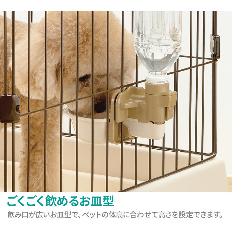 リッチェル 給水器 ドッグウォーターディッシュ S 190ml カラー: ダークブラウン/ アイボリー ｜ 皿型 犬用 ペットボトル ペット 給水 : びーんず生活雑貨デポ - 通販 ...