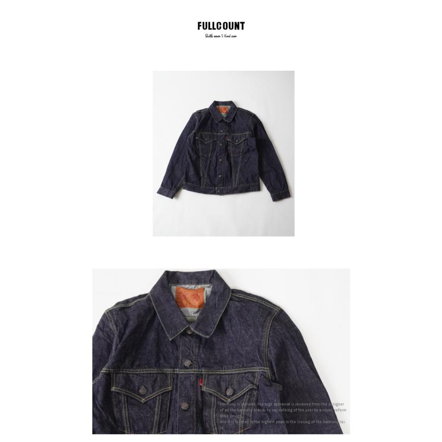 FULLCOUNT FULLCOUNT(フルカウント) 2101w Type 3 Denim Jacket One Wash 13.7oz サードタイプ デニムジャケット Gジャン ワン ...