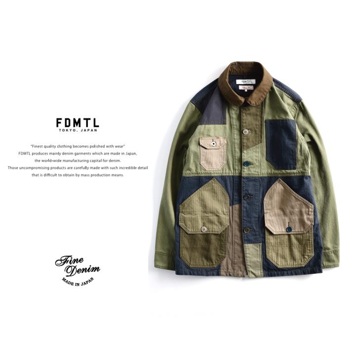 FDMTL fm-fa23jk11b PATCHWORK COVERALL RINSE 日本製 FUNDAMENTAL/ファンダメンタル パッチワークメンズ : YIELD - 通販 ...