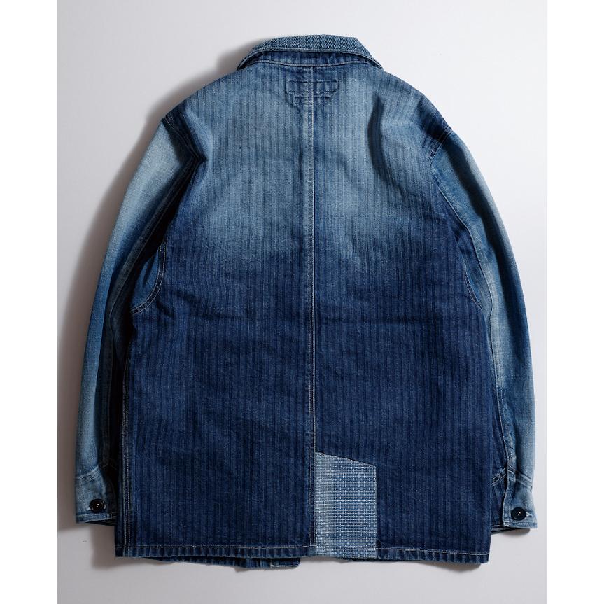 FDMTL fa24jk11u PATCHWORK COVERALL JACKET 3YR WASH パッチワーク デニム カバーオール 3年加工 日本製 :fm-fa24jk11u ...