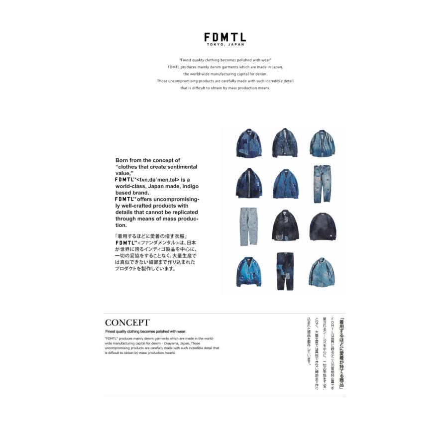 FDMTL（ファンダメンタル） fa24jk31u COVERALL JACKET 3YR WASH パッチワーク デニム カバーオール ジャケット 3年加工 日本製 : YIELD - 通販 ...