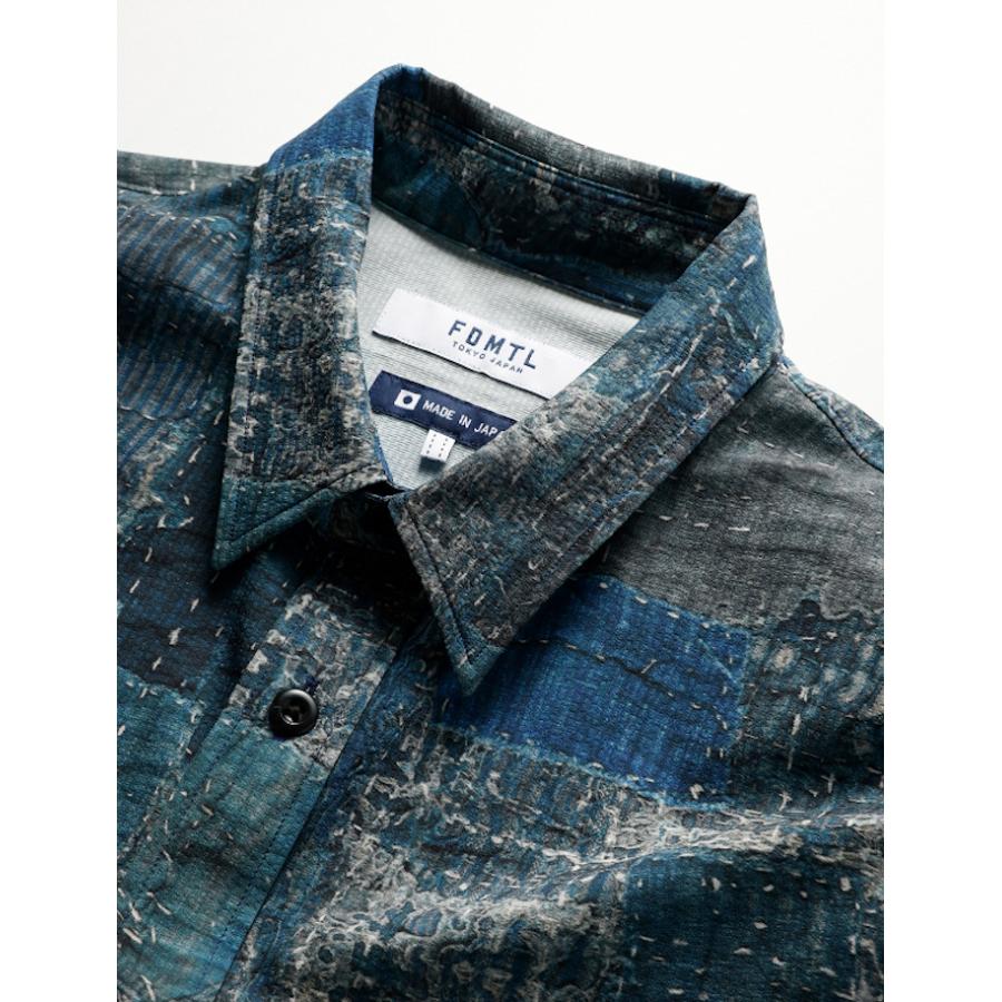FDMTL fa24sh14 PRINTED BORO SHIRT 襤褸 刺子調 プリンテッド 長袖シャツ 日本製 FUNDAMENTAL : fm-fa24sh14 : YIELD - 通販 ...