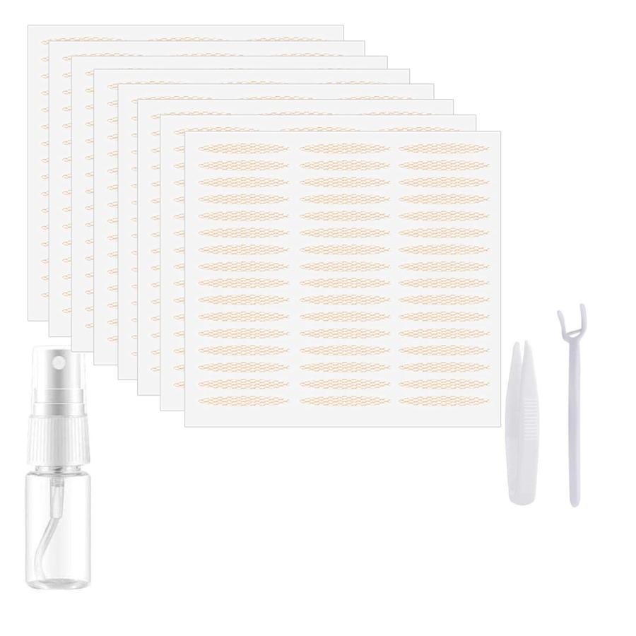 shefun ふたえテープ メッシュ 384枚 水で貼る まぶたテープ 二重 両面 強力 二 : yinyang堂 - 通販 - Yahoo!ショッピング