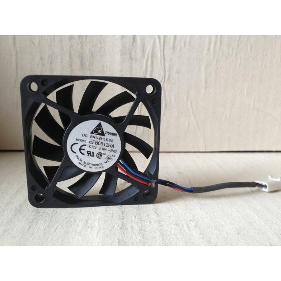 新品 Delta EFB0612HA DC12V 0.18A 60mm*60mm*10mm 散熱ファン : ye20210427658 ...