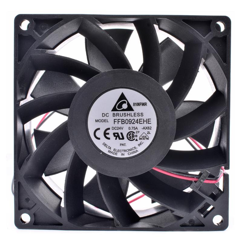 新品 DELTA FFB0924EHE/SHE EFB0924HHE PFB0924GHE 9038 24V ファン : EmonoStore ...