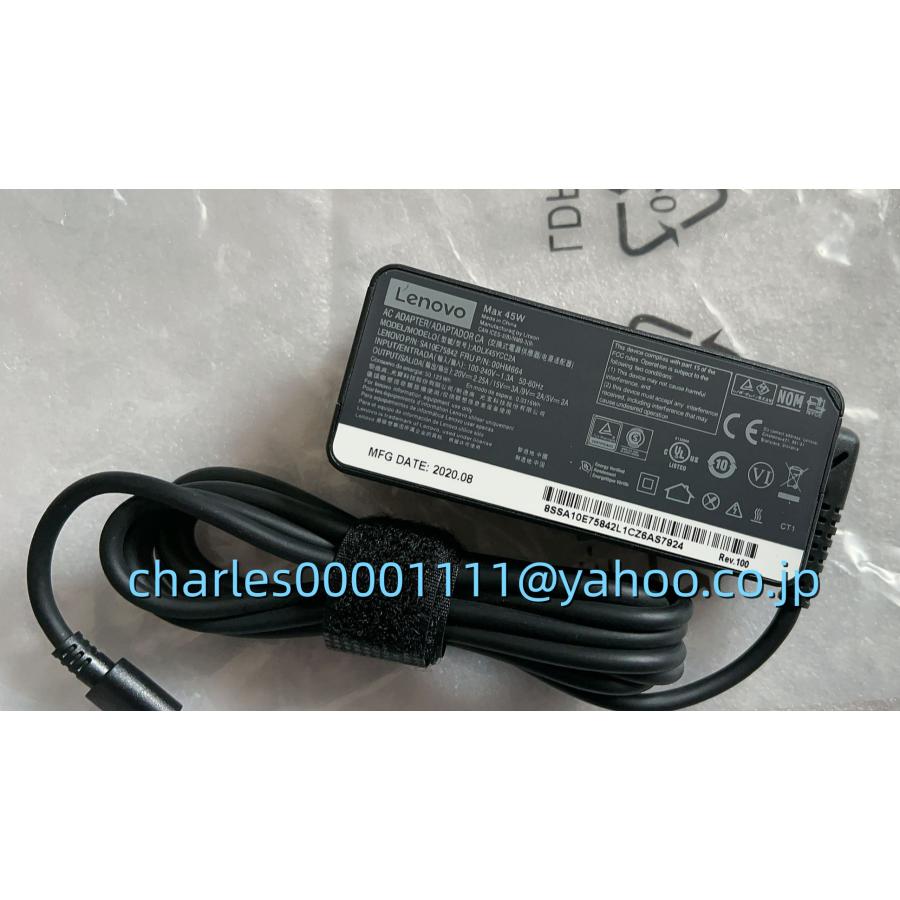 新品 Lenovo Max 45W ADLX45YCC3A 20V2.25A 15V3A 充電器 ACアダプター : EmonoStore ...
