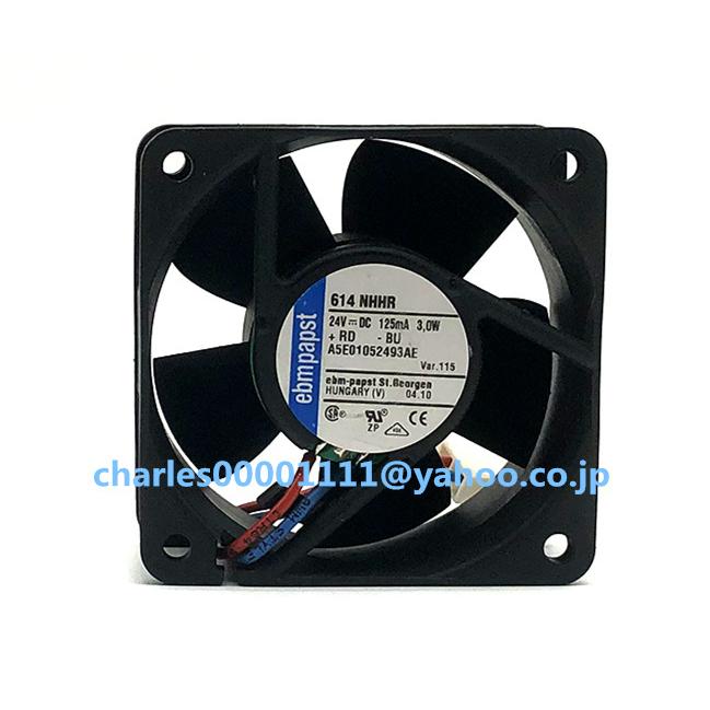 新品 614NHHR ebmpapst 6025 24V 3W 冷却ファン : EmonoStore - 通販 - Yahoo!ショッピング