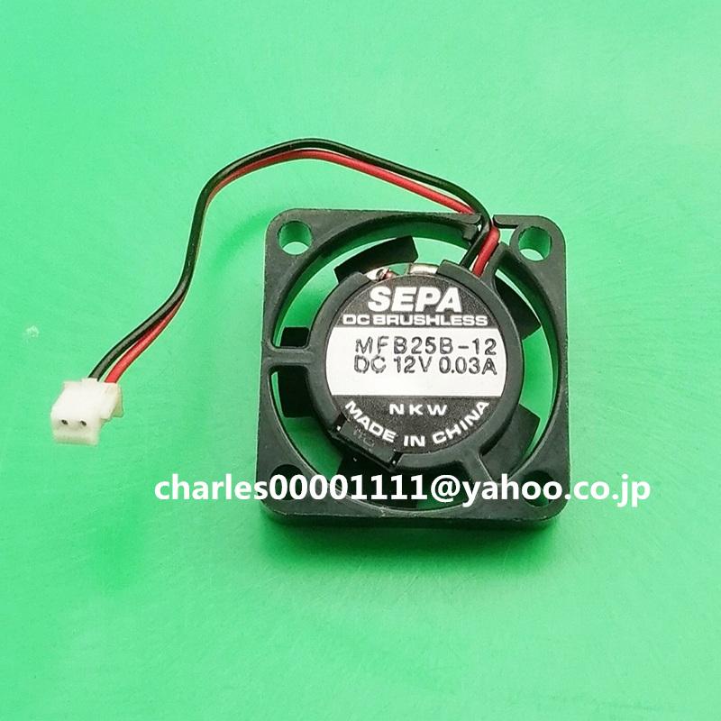新品 SEPA 2.5CM 2507 12V 0.03A MFB25B-12 2線 ファン : EmonoStore - 通販 - Yahoo ...