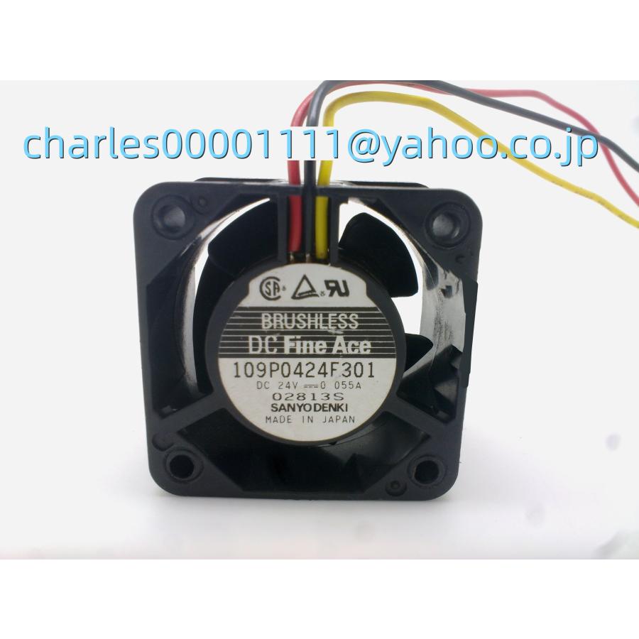 SANYO 4CM 109P0424F301 4028 24V 0.055A 三線 ファン : EmonoStore - 通販 - Yahoo!ショッピング