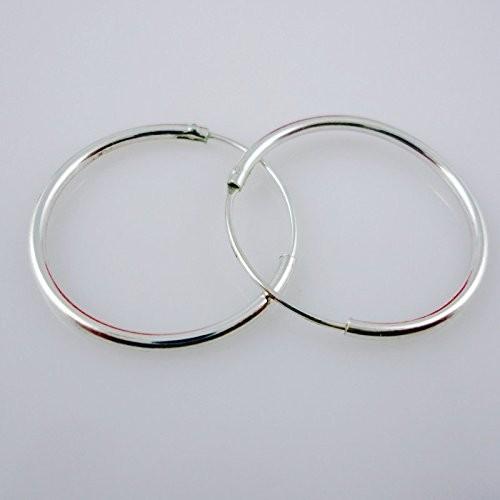 送料無料 ピアス フープ型 スタッド式 14mm シルバー 925 : YIYI店 - 通販 - Yahoo!ショッピング