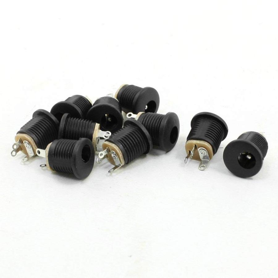 送料無料 DC022 2.1x5.5mm PCB マウント 取り付け DC 電源 ジャック ソケット 10個セット : YIYI店 - 通販 ...