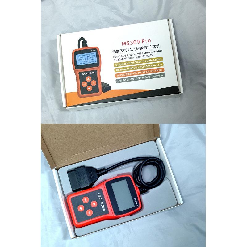 送料無料MS309 Pro OBD2 故障診断機 自動車故障診断機 バッテリーチェック スキャンツール プロ向け : yi-1075 ...