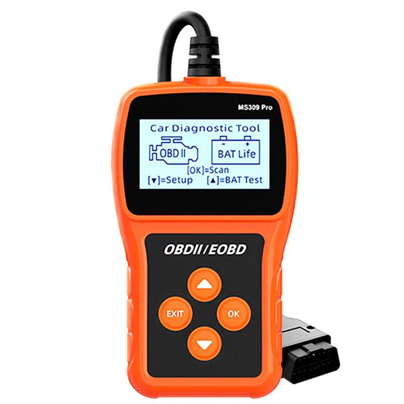 送料無料MS309 Pro OBD2 故障診断機 自動車故障診断機 バッテリーチェック スキャンツール プロ向け : YIYI店 - 通販 ...