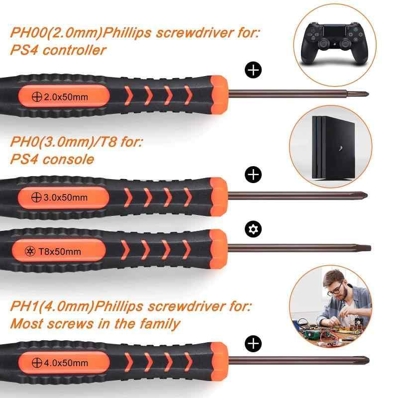 JOREST 精密/とるくすドライバーセット, DIY工具, 三角/Y型ネジ ドライバー Y000/Y00/Y0/Y1, Torx T1 T2 T3 : YKカンパニー - 通販 ...