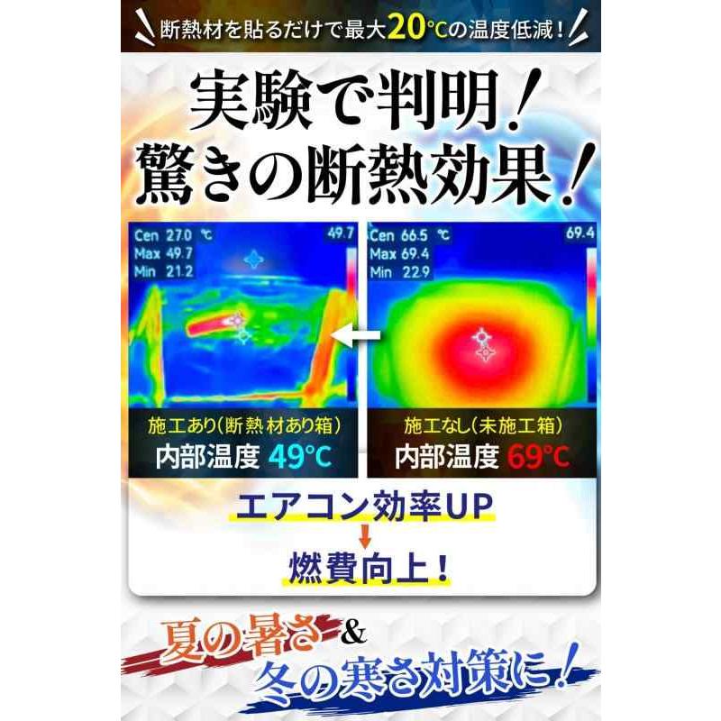 断熱シート 【整備士監修】 車 断熱材 断熱マット 車用 防音 断熱 難燃性試験済み 厚さ5mm 1m×10m 1m×5m 1m×3m 1m×2m 5 : YKカンパニー - 通販 ...